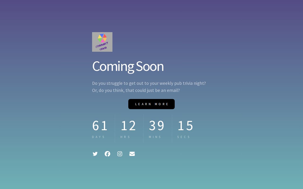 Community Trivia Launch